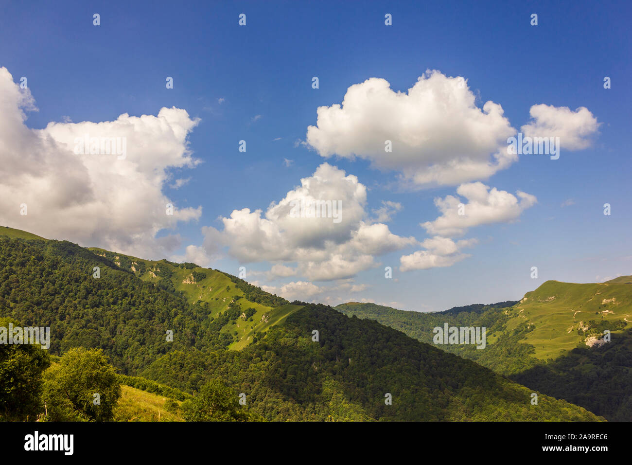 Russian region, Chechen Republic, Caucasus Mountains Stock Photo - Alamy