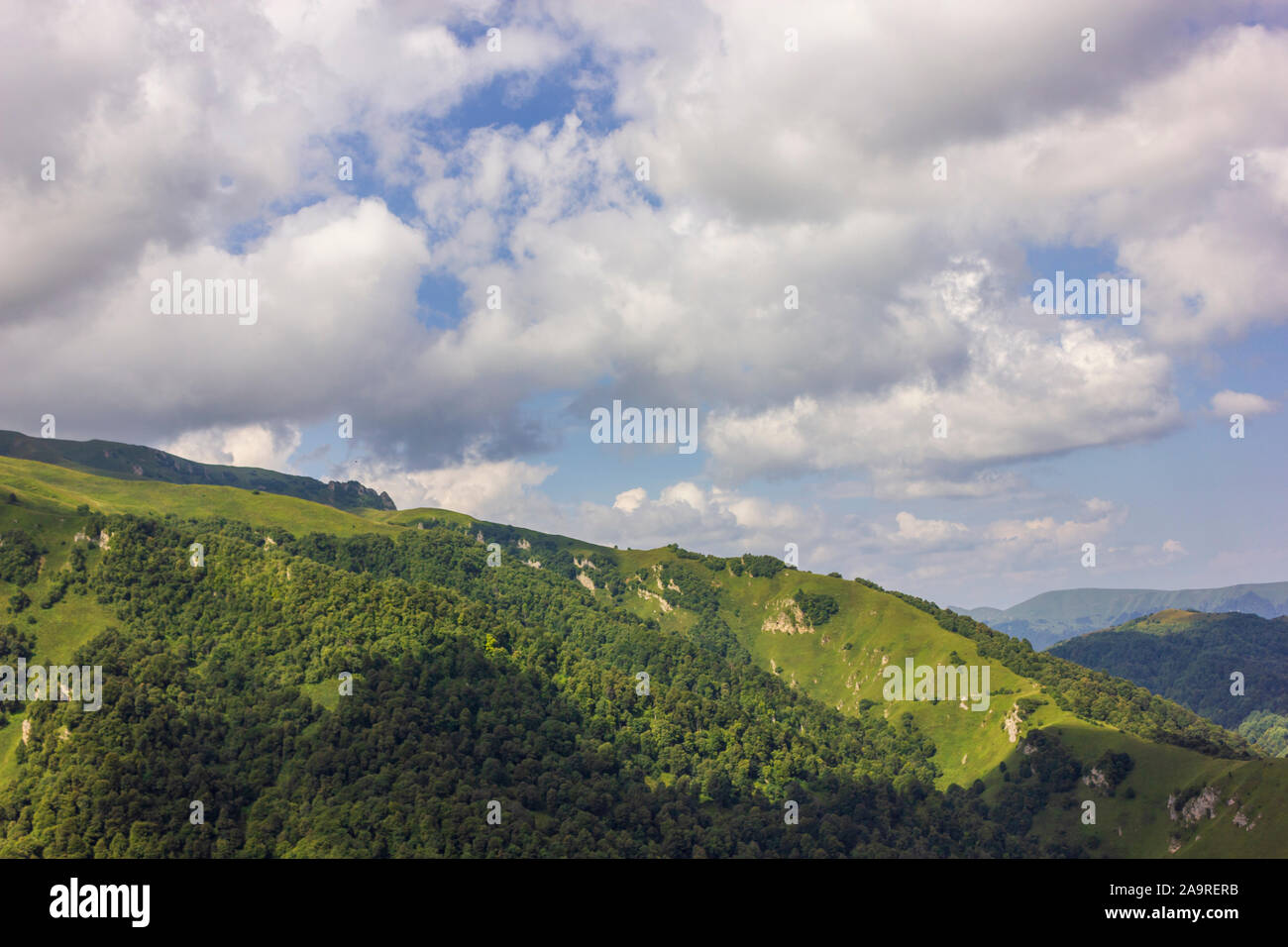 Russian region, Chechen Republic, Caucasus Mountains Stock Photo - Alamy