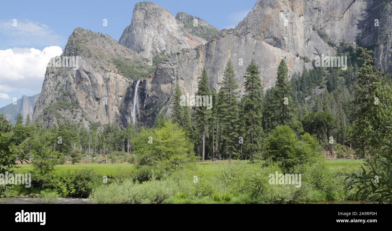 in USA inside yosemite national park the beauty of amazing nature ...
