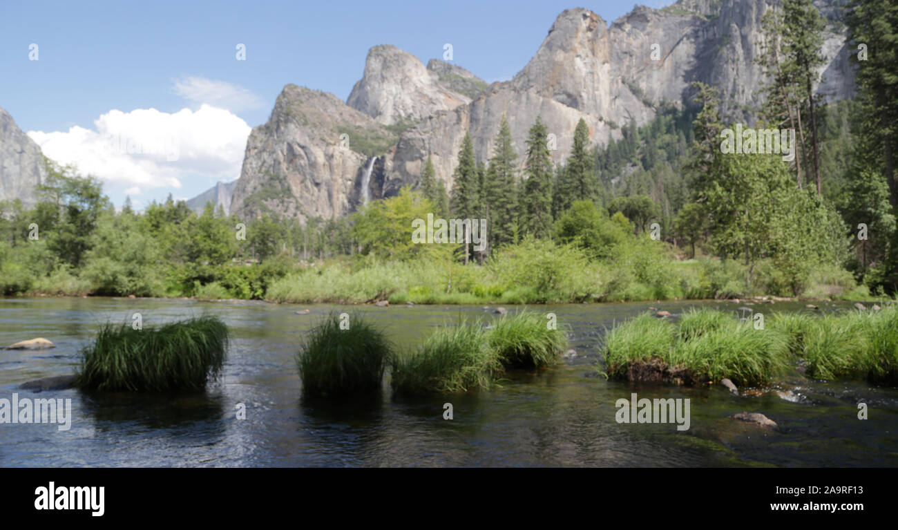 in USA inside yosemite national park the beauty of amazing nature ...