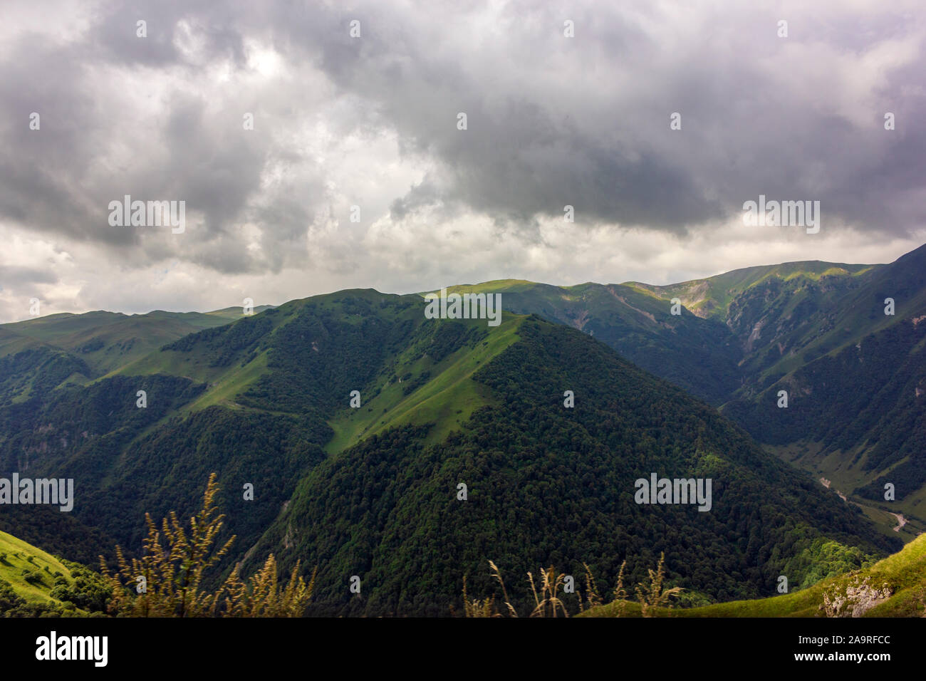 Russian region, Chechen Republic, Caucasus Mountains Stock Photo - Alamy