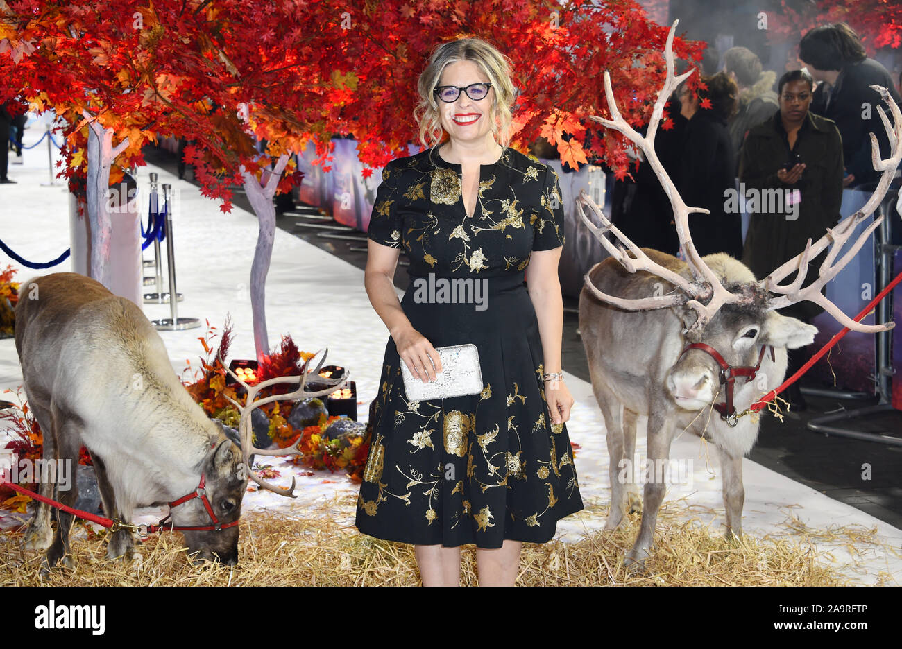 Director Jennifer Lee attending the European premiere of Frozen 2 held ...