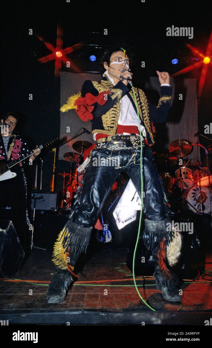 Adam Ant, Lewisham Odeon 1980 Stock Photo - Alamy