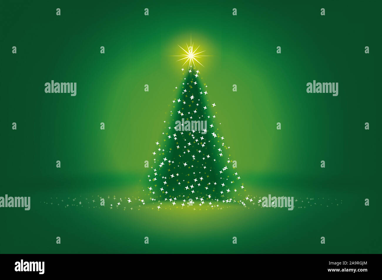 An image of a nice green christmas background Stock Photo - Alamy