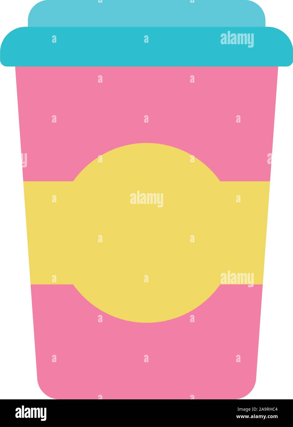school beverage in container flat style icon vector illustration design ...
