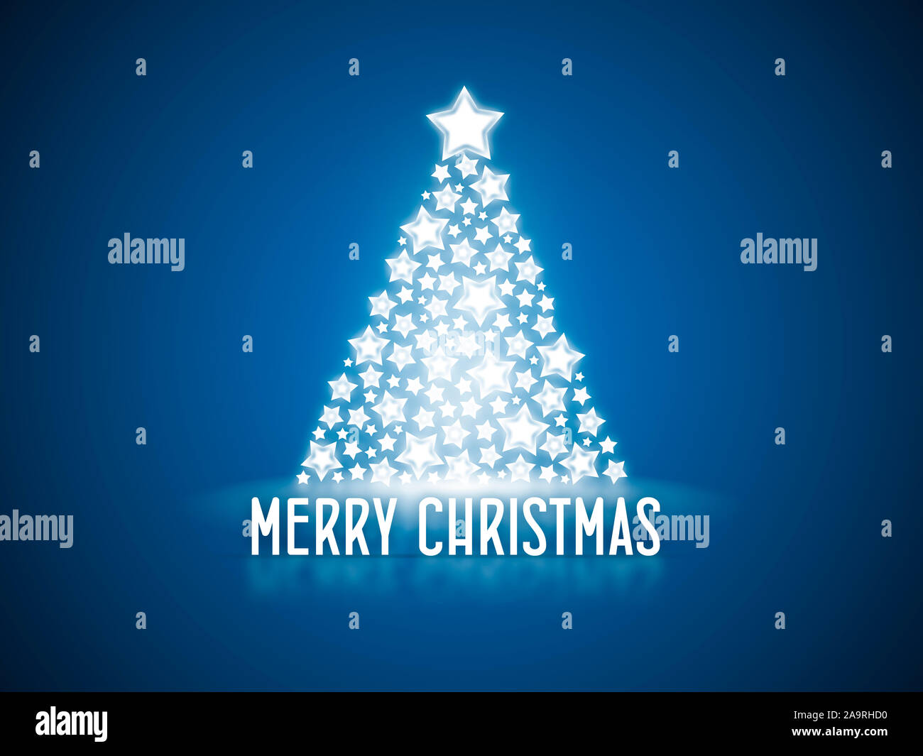 An image of a nice blue christmas background Stock Photo - Alamy