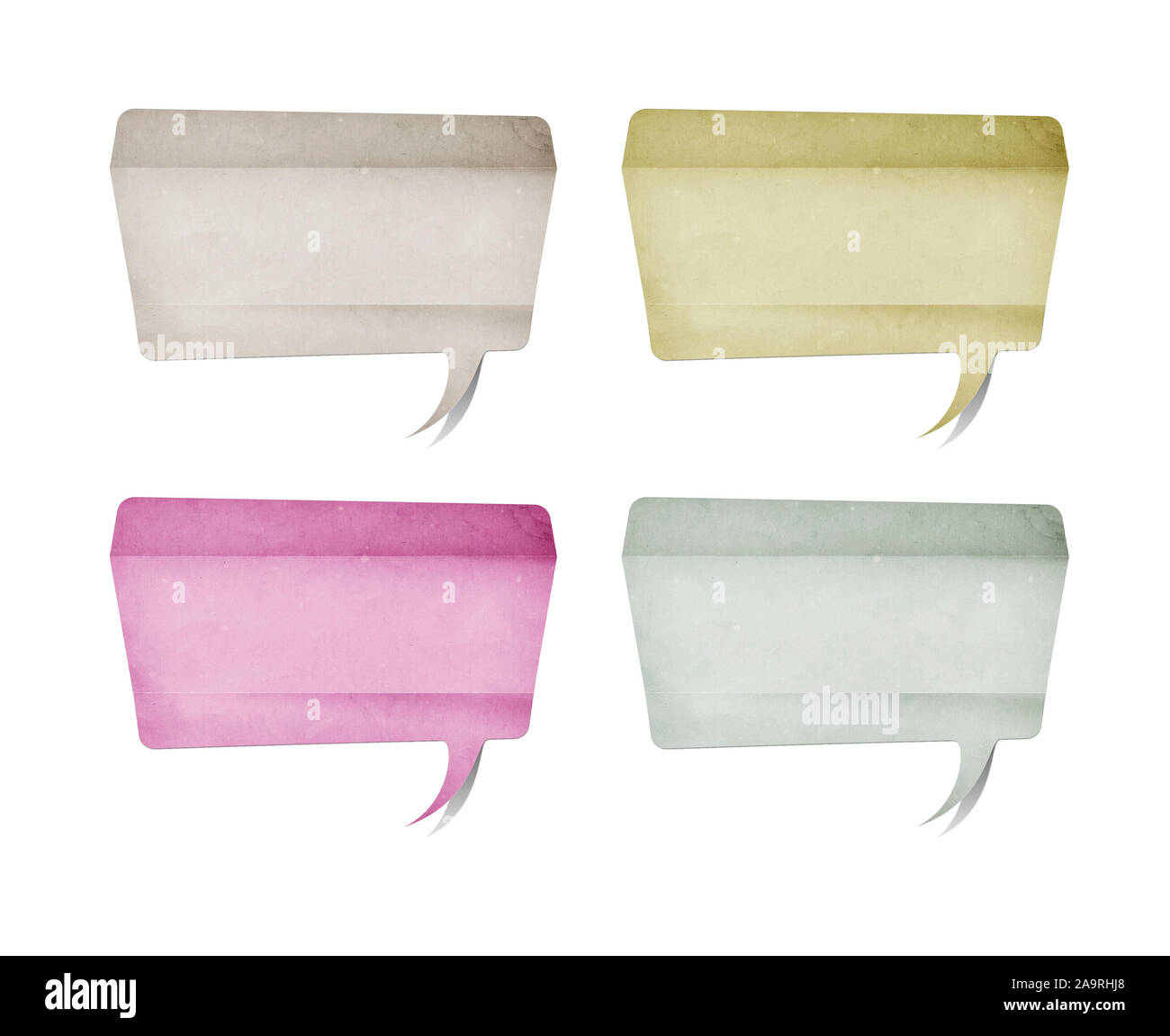 An image of stylish modern speech bubbles Stock Photo - Alamy