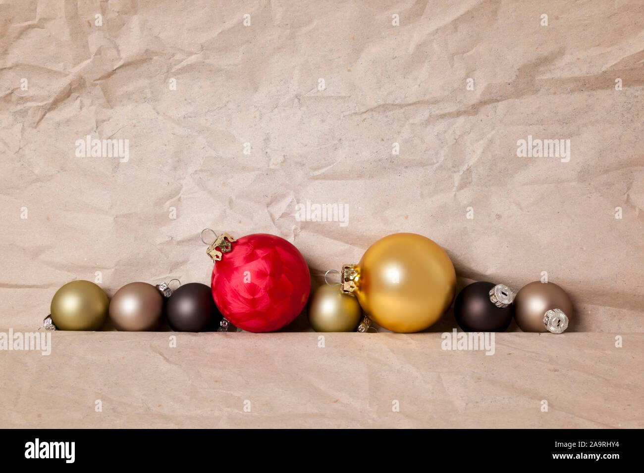An image of a nice christmas balls background Stock Photo - Alamy