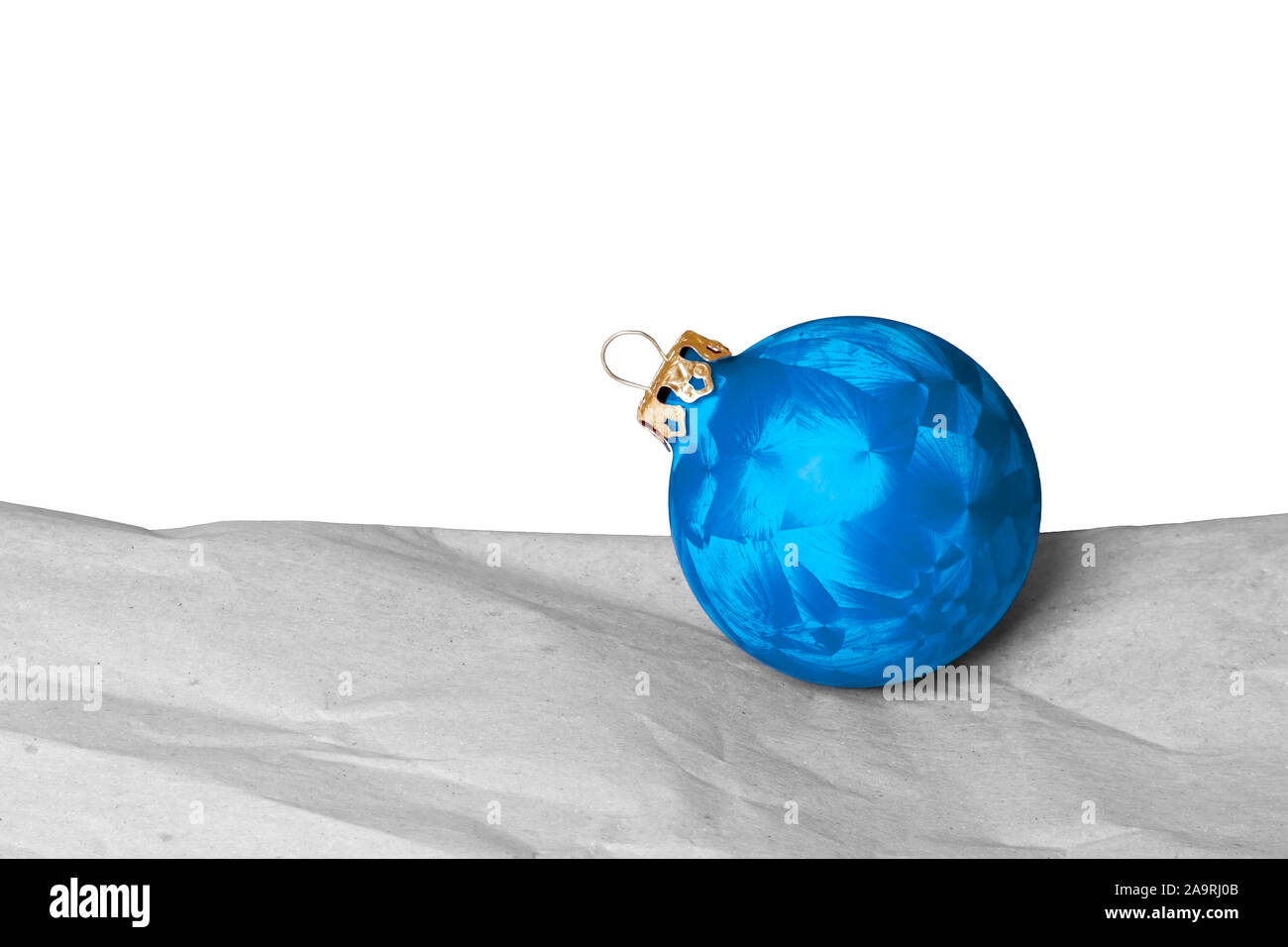 An image of a nice blue christmas ball background Stock Photo - Alamy