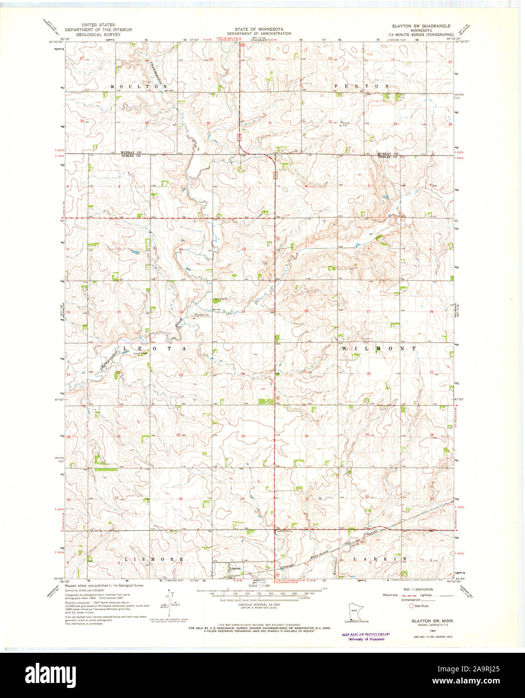 Slayton map hi-res stock photography and images - Alamy