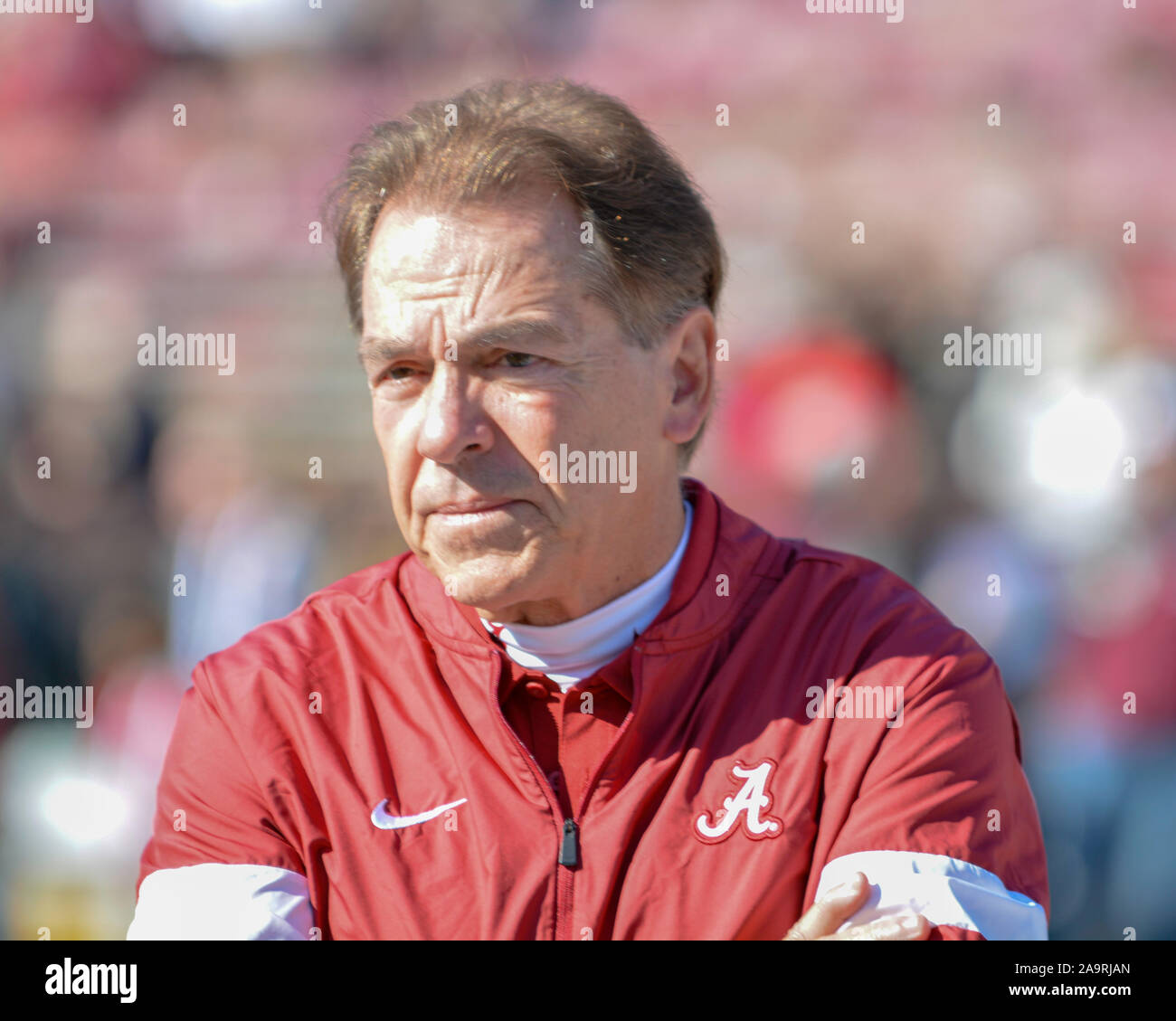 November 16, 2019: Alabama Head Coach, Nick Saban, during the NCAA ...