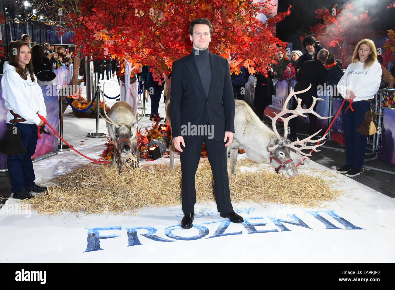 Jonathan Groff attending the European premiere of Frozen 2 held at the ...