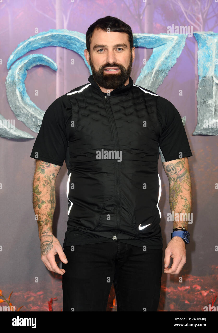 Ant Middleton attending the European premiere of Frozen 2 held at the ...