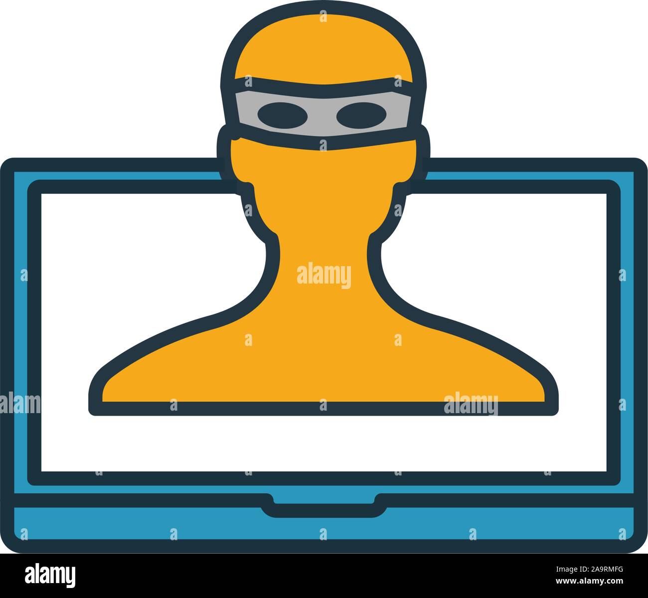 Online Fraud icon. Simple element from productivity icons collection ...