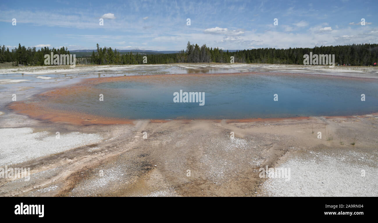 in USA inside the yellowstone national park the brauty of amazing ...