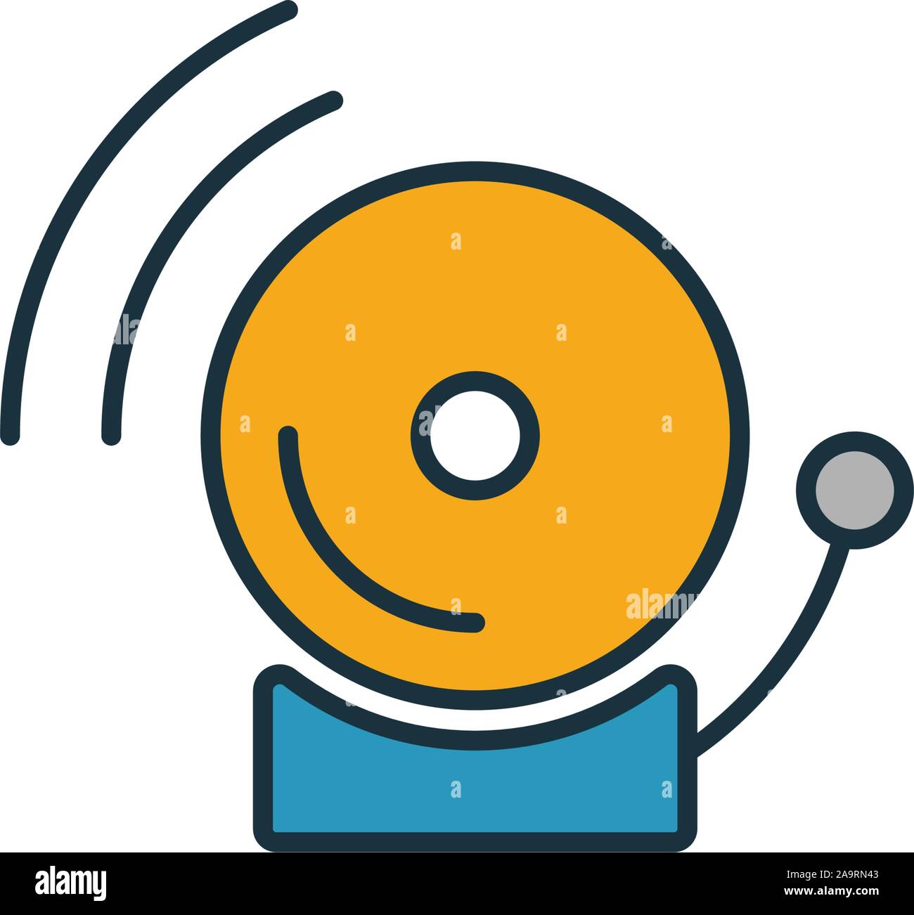 Alarm icon. Simple element from security icons collection. Creative ...