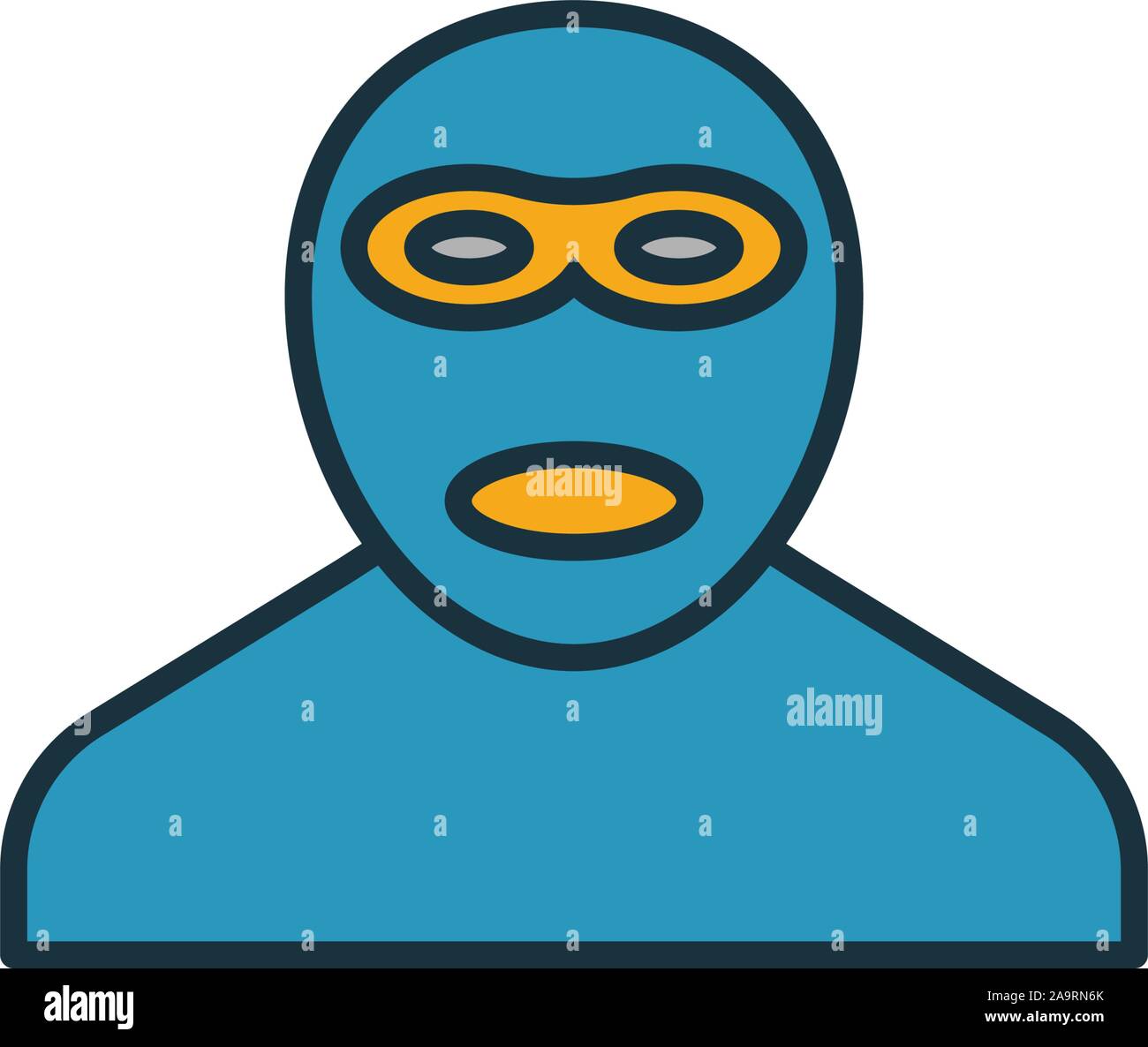 Criminal icon. Simple element from security icons collection. Creative ...