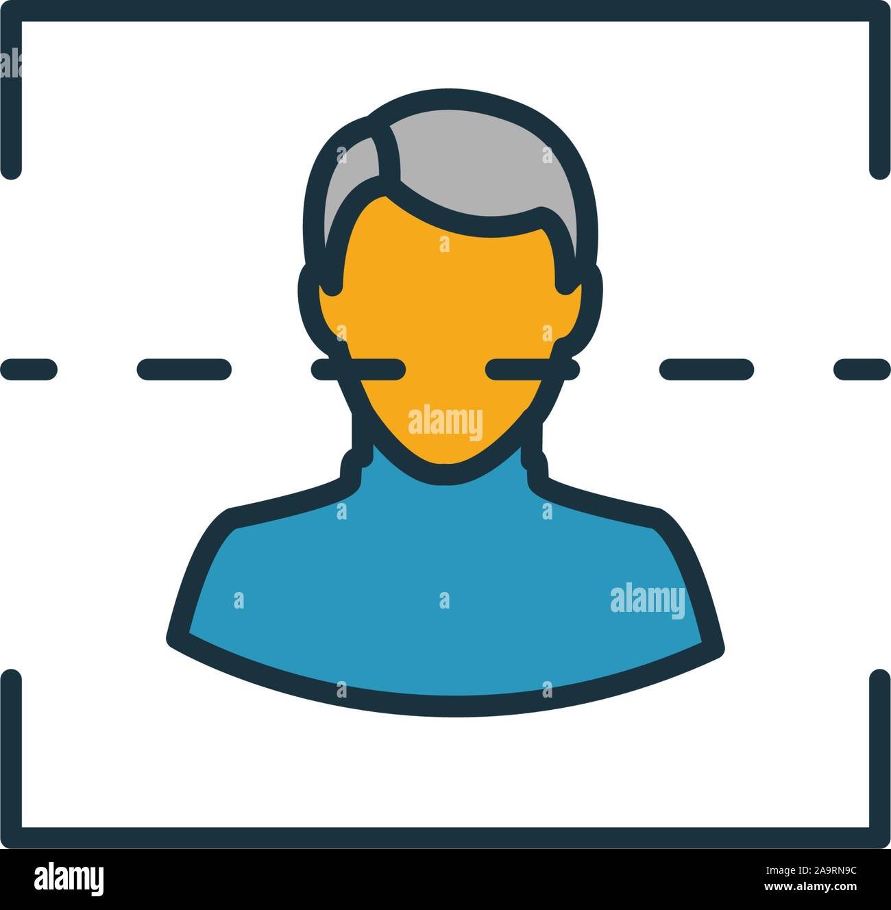 Face Recognition icon. Simple element from security icons collection ...
