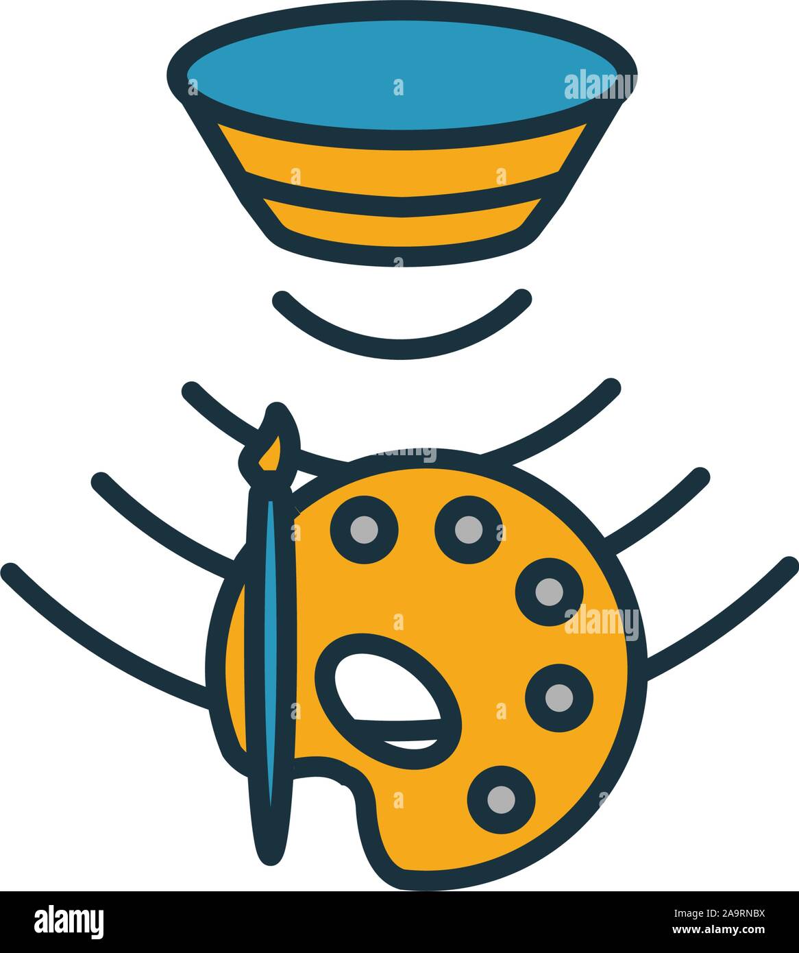 Color Sensor icon. Simple element from sensors icons collection ...