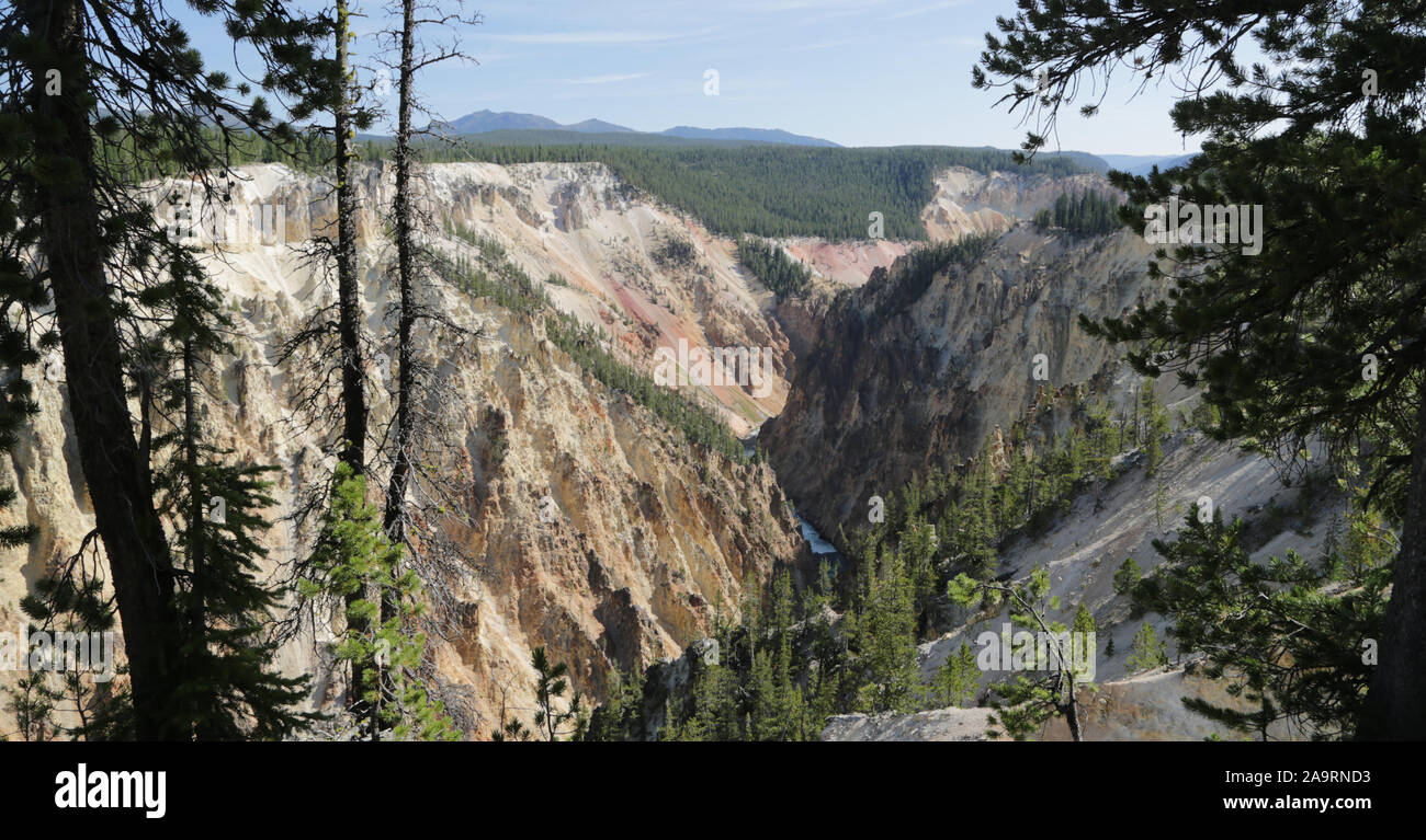 in USA inside the yellowstone national park the brauty of amazing ...