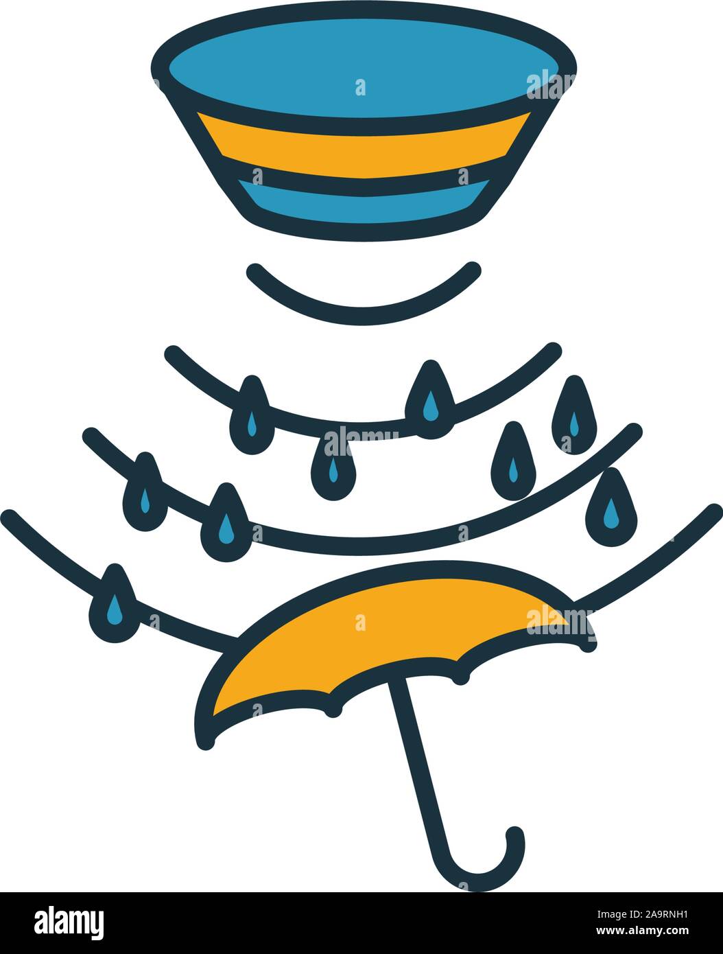 Rain Sensor icon. Simple element from sensors icons collection ... Rain Sensor icon. Simple element from sensors icons collection ...