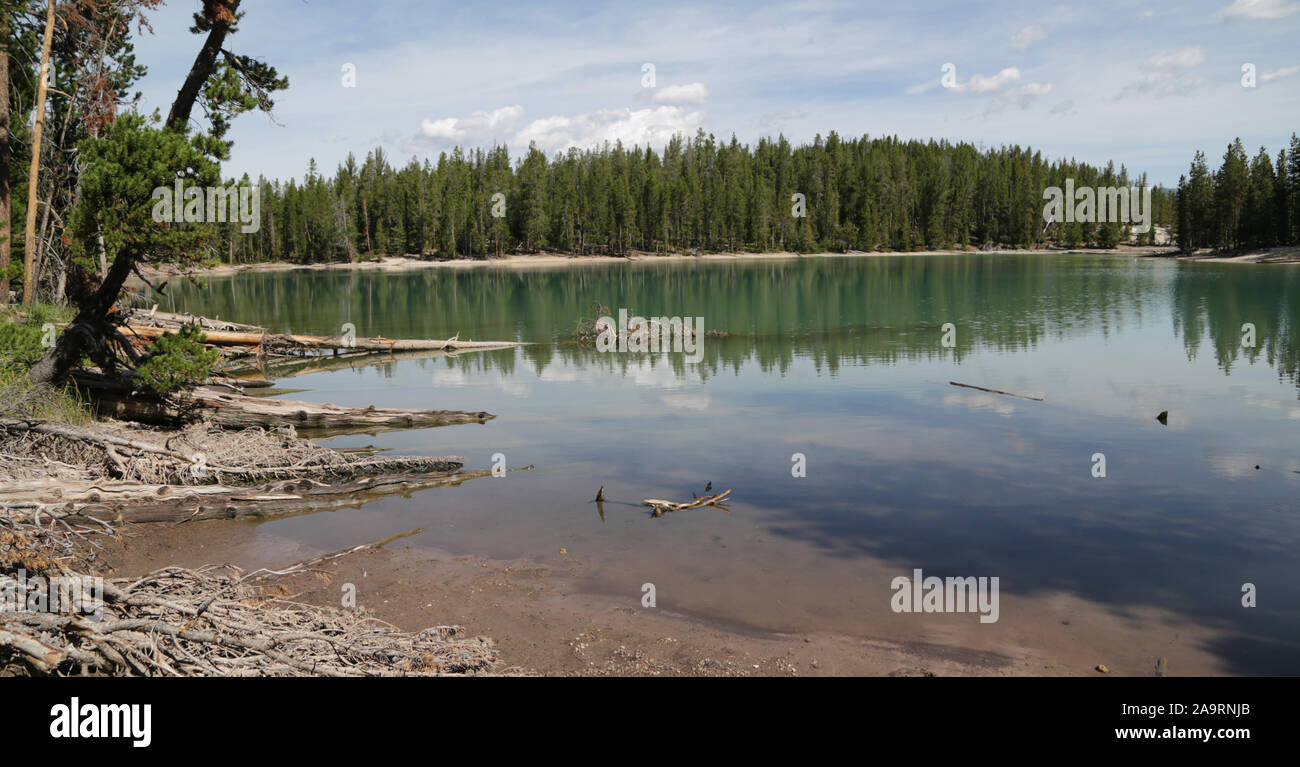 in USA inside the yellowstone national park the brauty of amazing ...