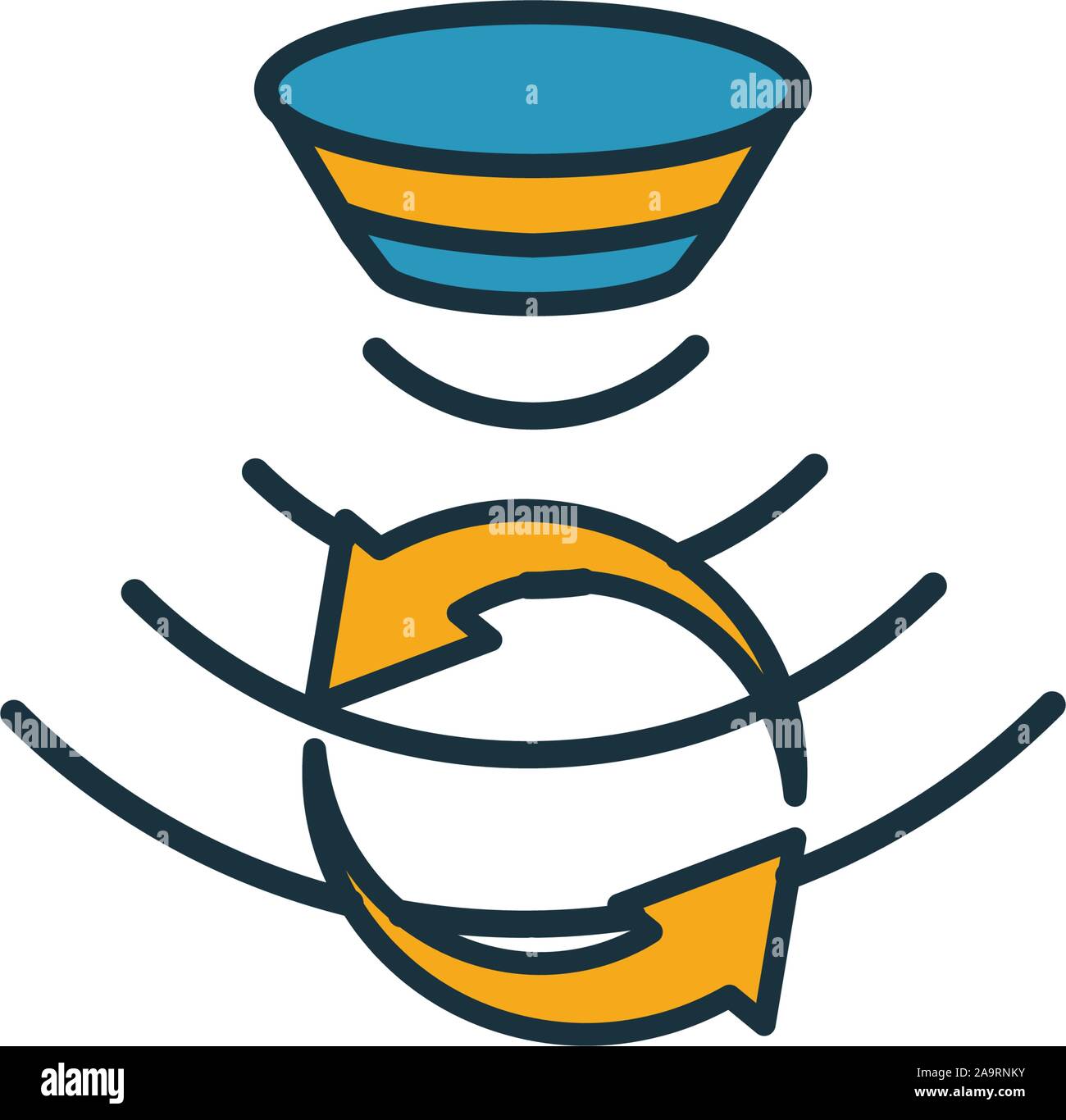 Tilt Sensor icon. Simple element from sensors icons collection ...