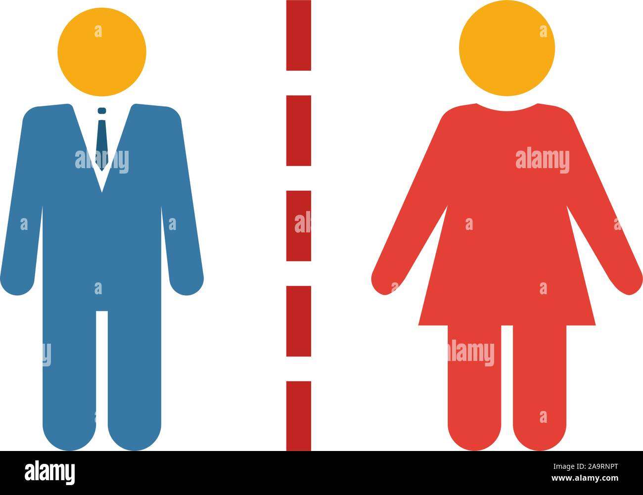 Restroom Sign icon. Simple element from city elements icons collection ...