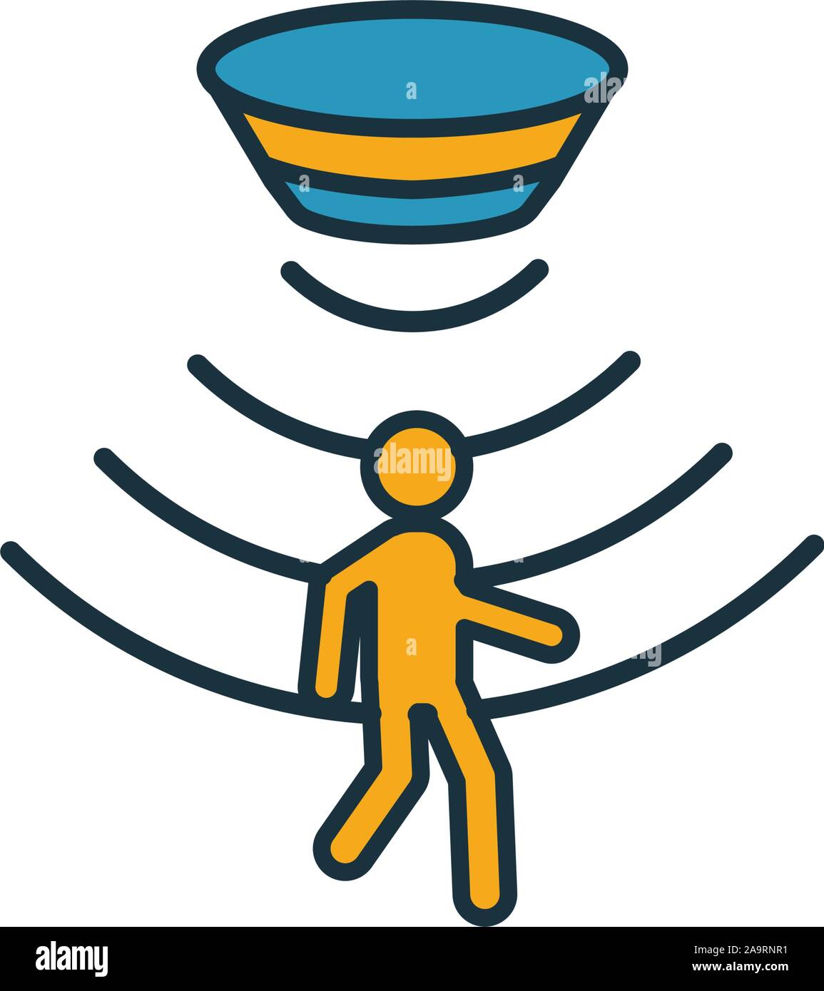 Motion Sensor icon. Simple element from sensors icons collection. Creative Motion Sensor icon ui ...