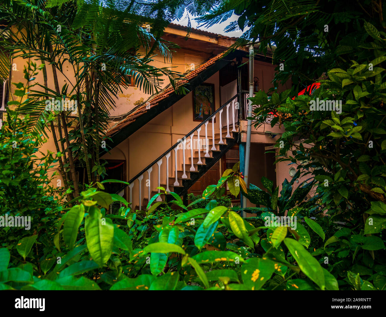 Heritage house in a lane of Khotachiwadi at south Mumbai Stock Photo ...