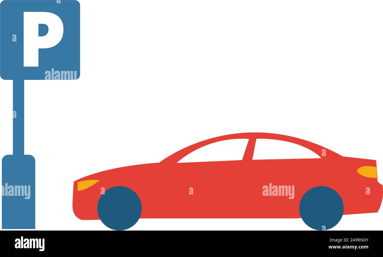 Car parking apps Stock Vector Images - Alamy