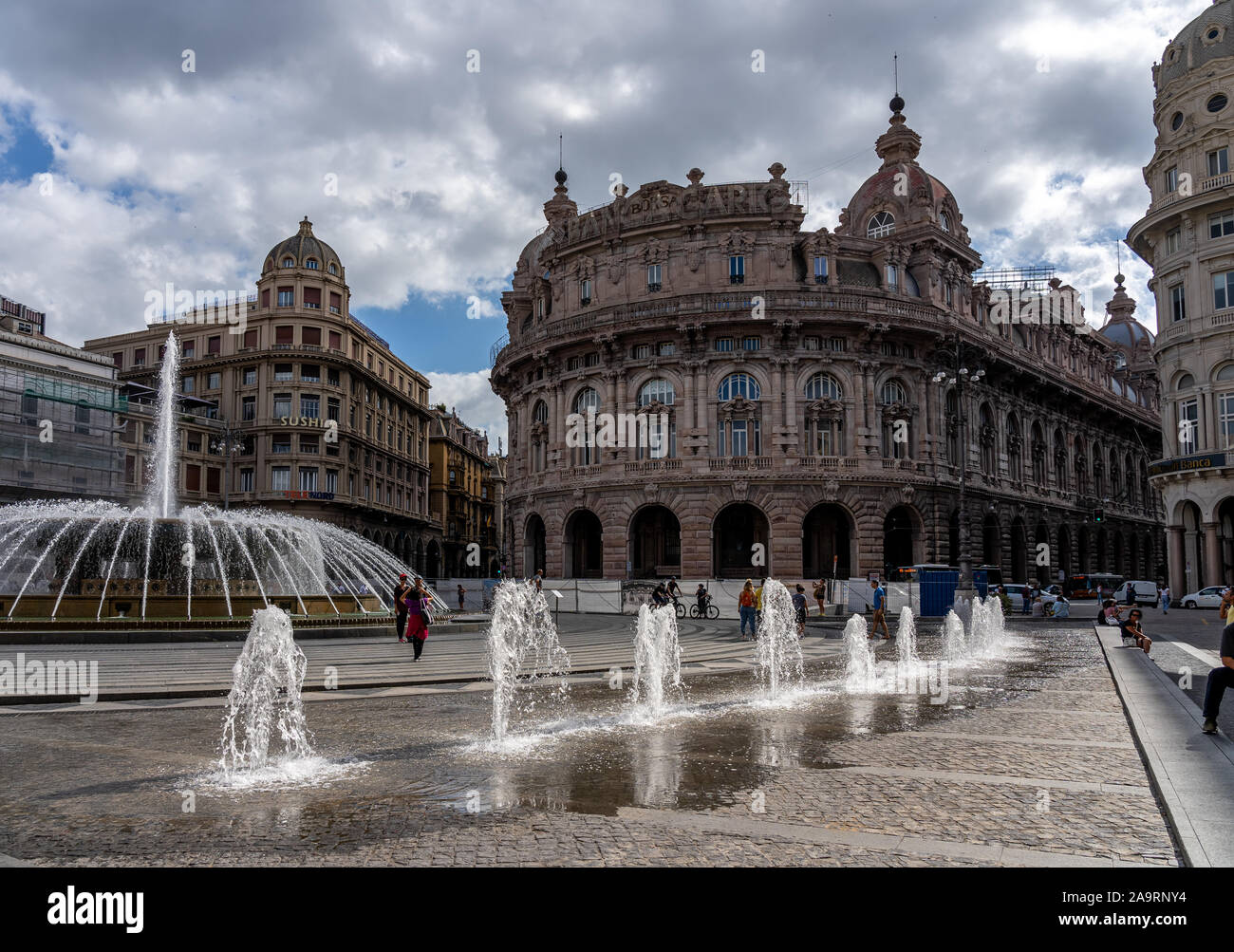 streets of genua, italy Stock Photo - Alamy