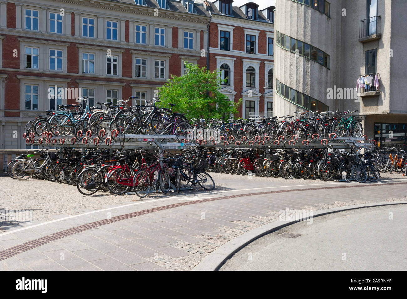Train station secure bikes hi-res stock photography and images - Alamy