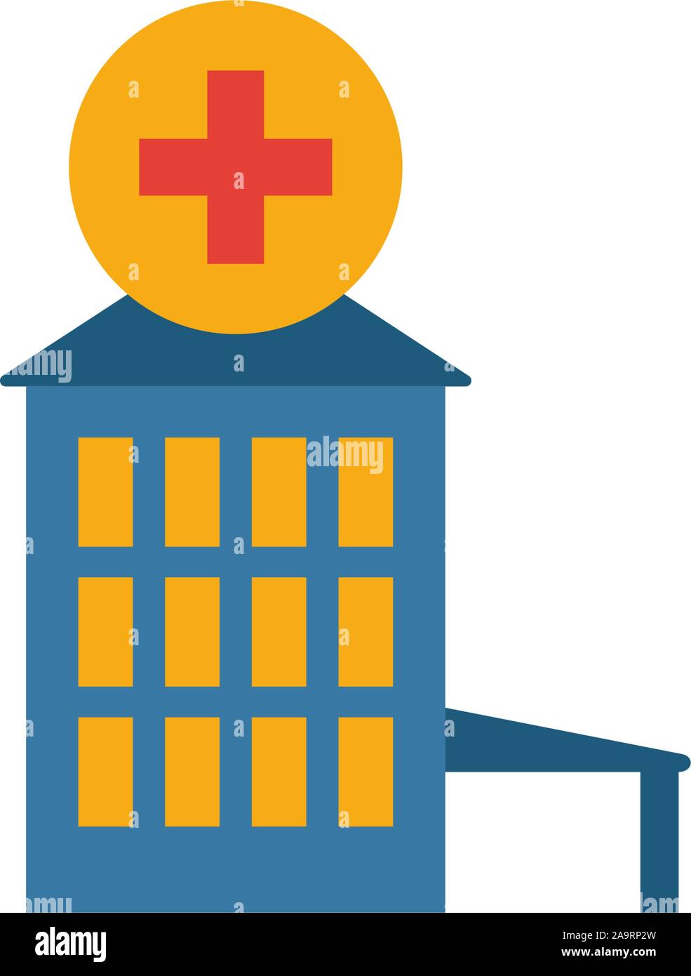 Hospital icon. Simple element from city elements icons collection ...