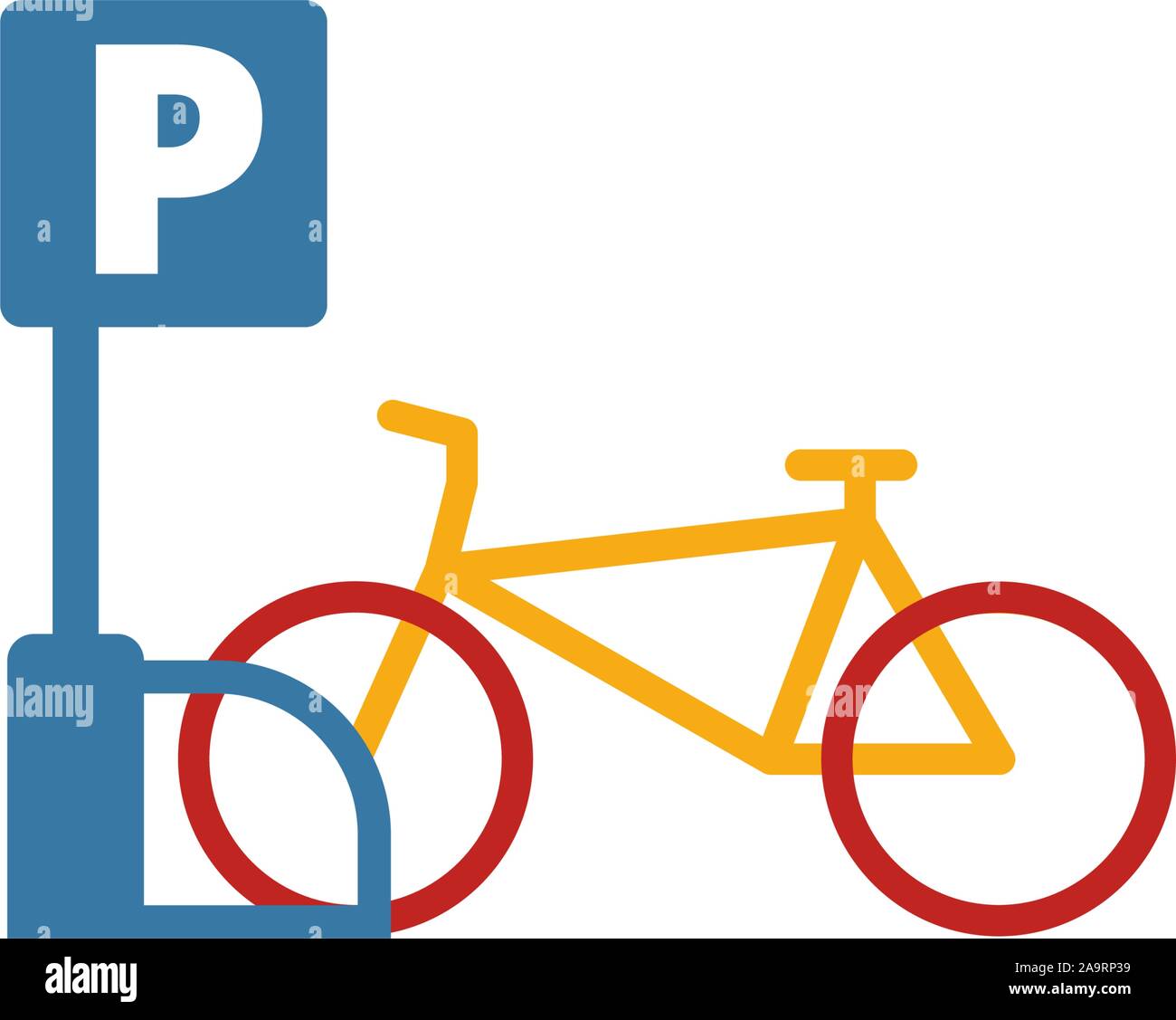 Bicycle Parking icon. Simple element from city elements icons ...