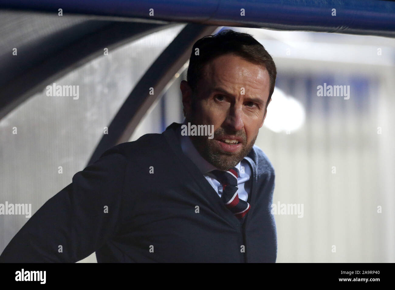 England Manager Gareth Southgate during the UEFA Euro 2020 Qualifying ...