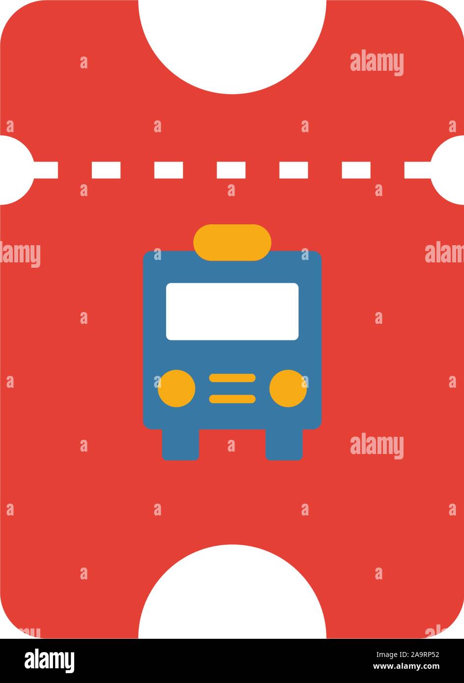 Transport Ticket icon. Simple element from city elements icons ...