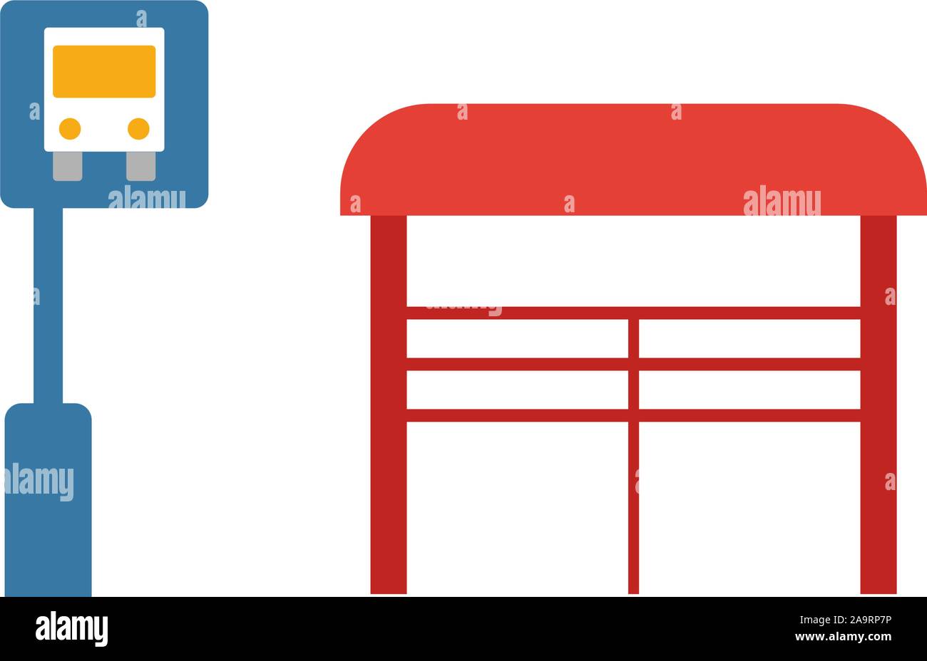 Bus Stop icon. Simple element from city elements icons collection ...