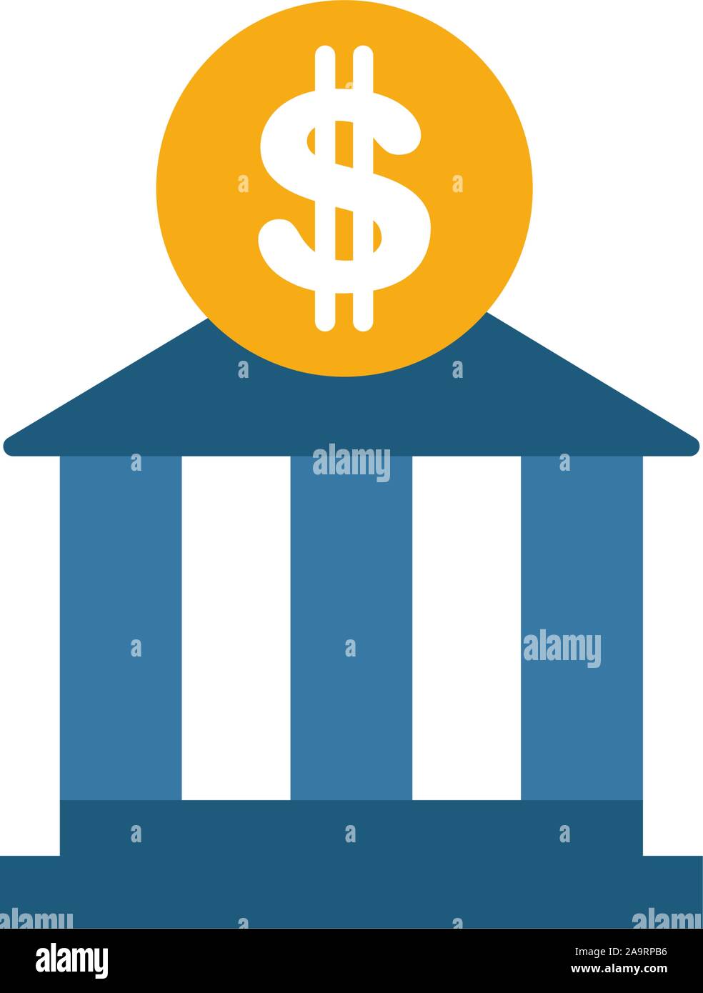 Bank icon. Simple element from city elements icons collection. Creative ...