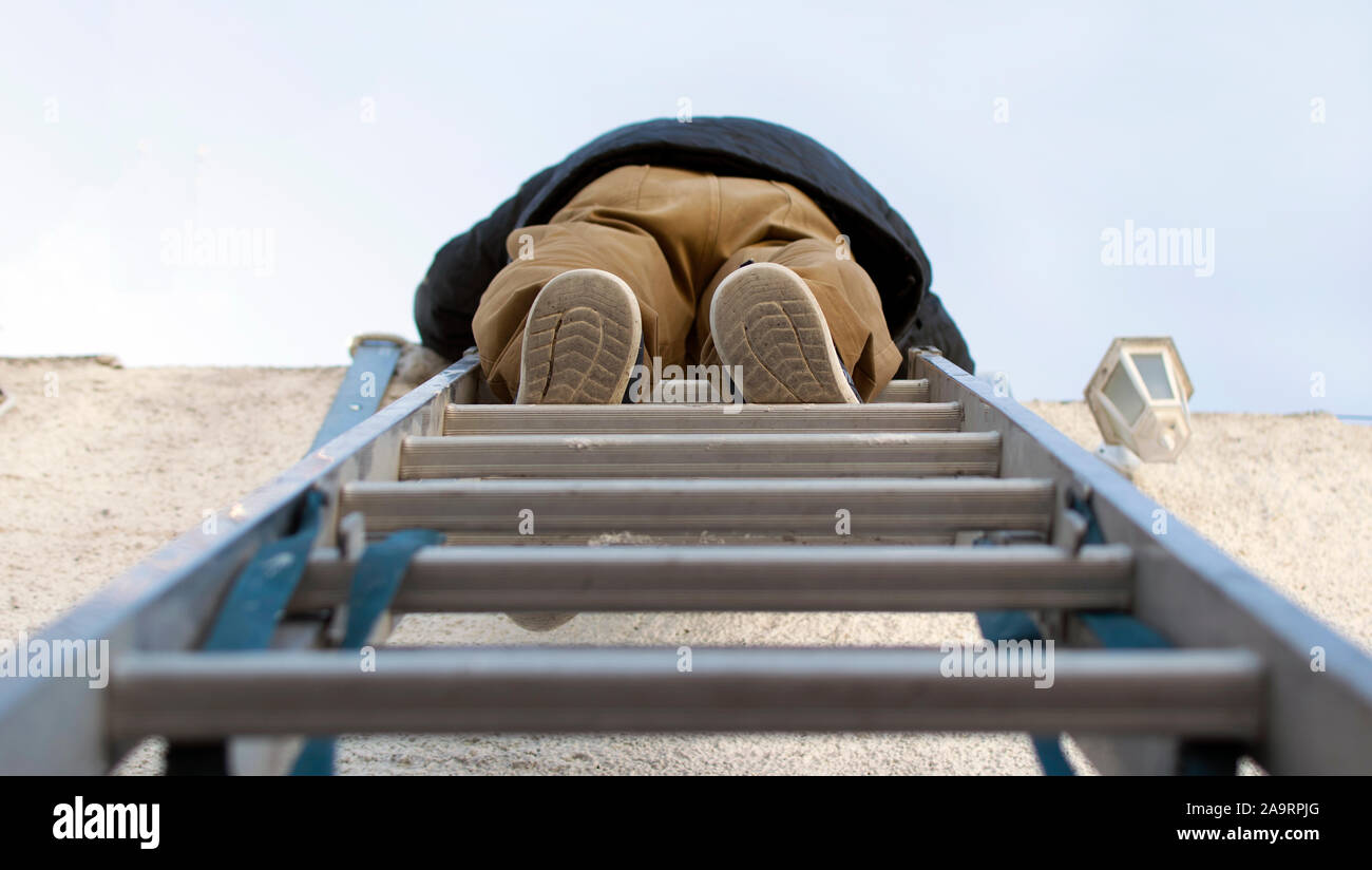 Construction ladder minimal hi-res stock photography and images - Alamy