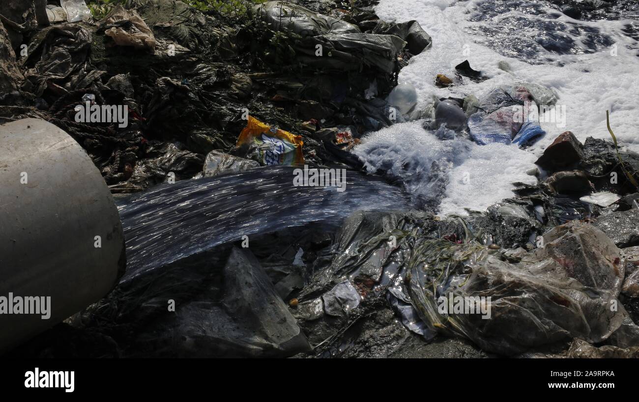 Textile industry waste water hi-res stock photography and images - Alamy