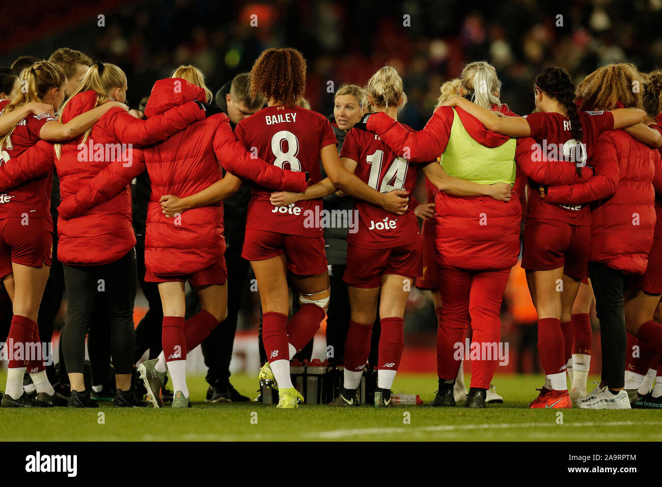 Anfield, Liverpool, Merseyside, UK. 17th Nov, 2019. Womens Super League ...