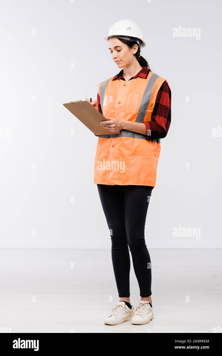 Engineer builder woman in uniform hi-res stock photography and images ...