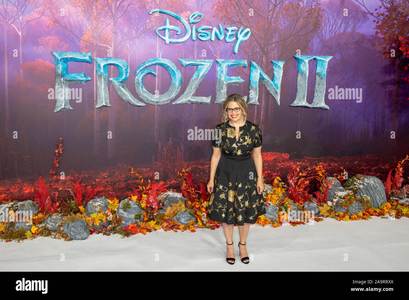 London, UK. 17 November 2019. Jennifer Lee attends the 'Frozen 2 ...