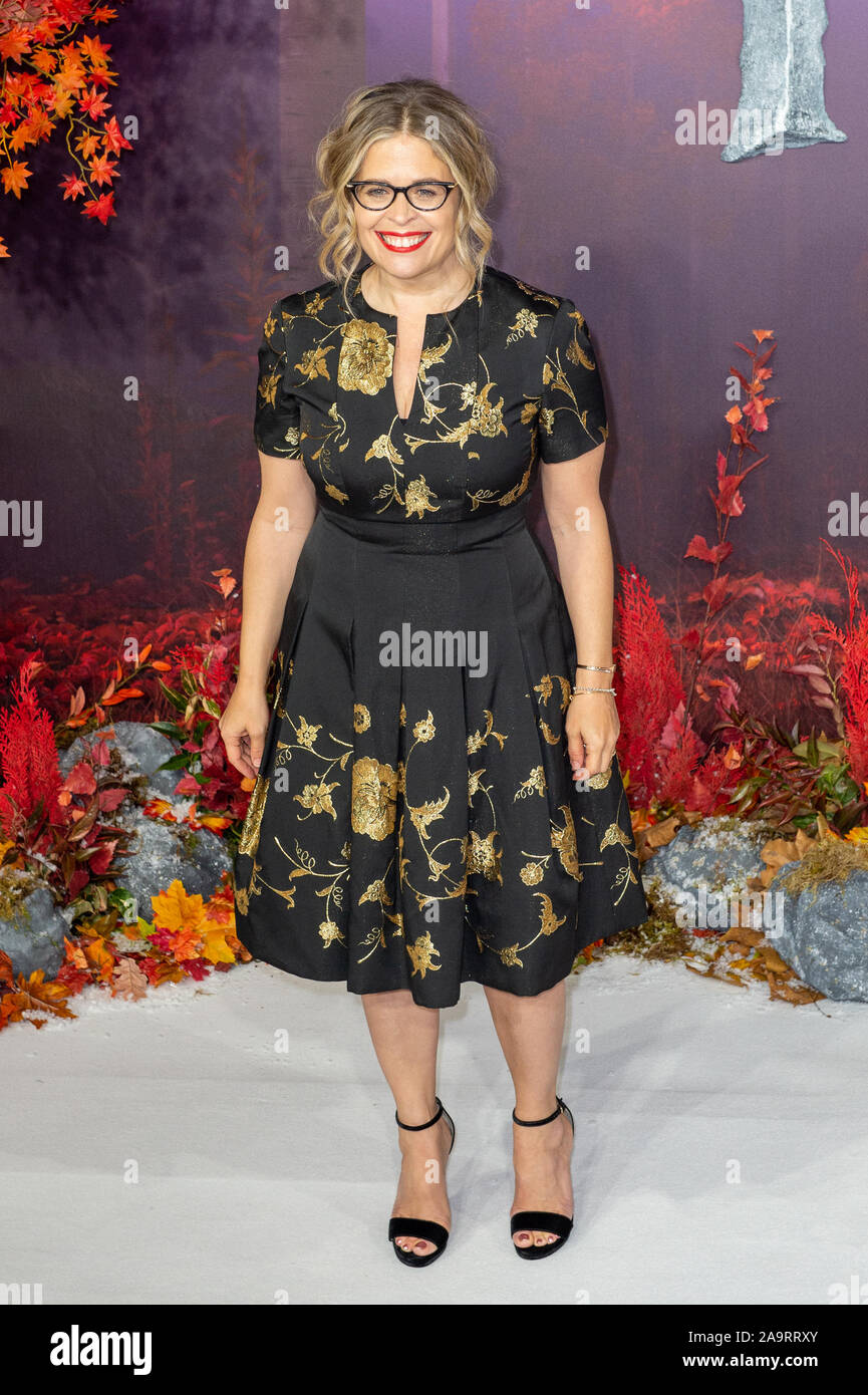 London, UK. 17 November 2019. Jennifer Lee attends the 'Frozen 2 ...