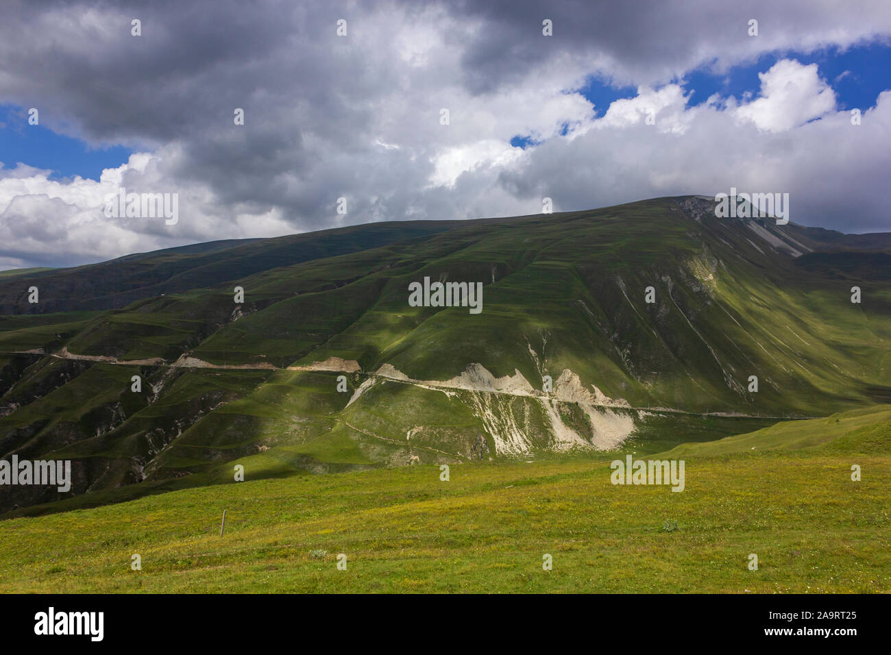 Russian region, Chechen Republic, Caucasus Mountains Stock Photo - Alamy