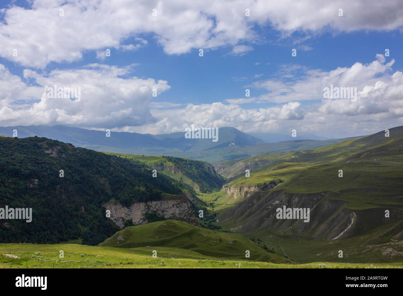 Russian region, Chechen Republic, Caucasus Mountains Stock Photo - Alamy