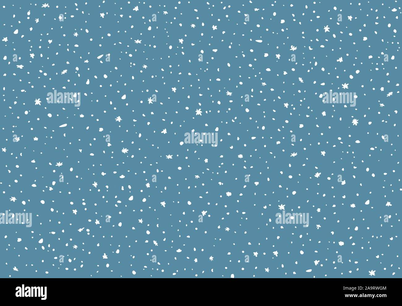 Snowfall texture for flat design. Evenly falling snow Stock Vector ...