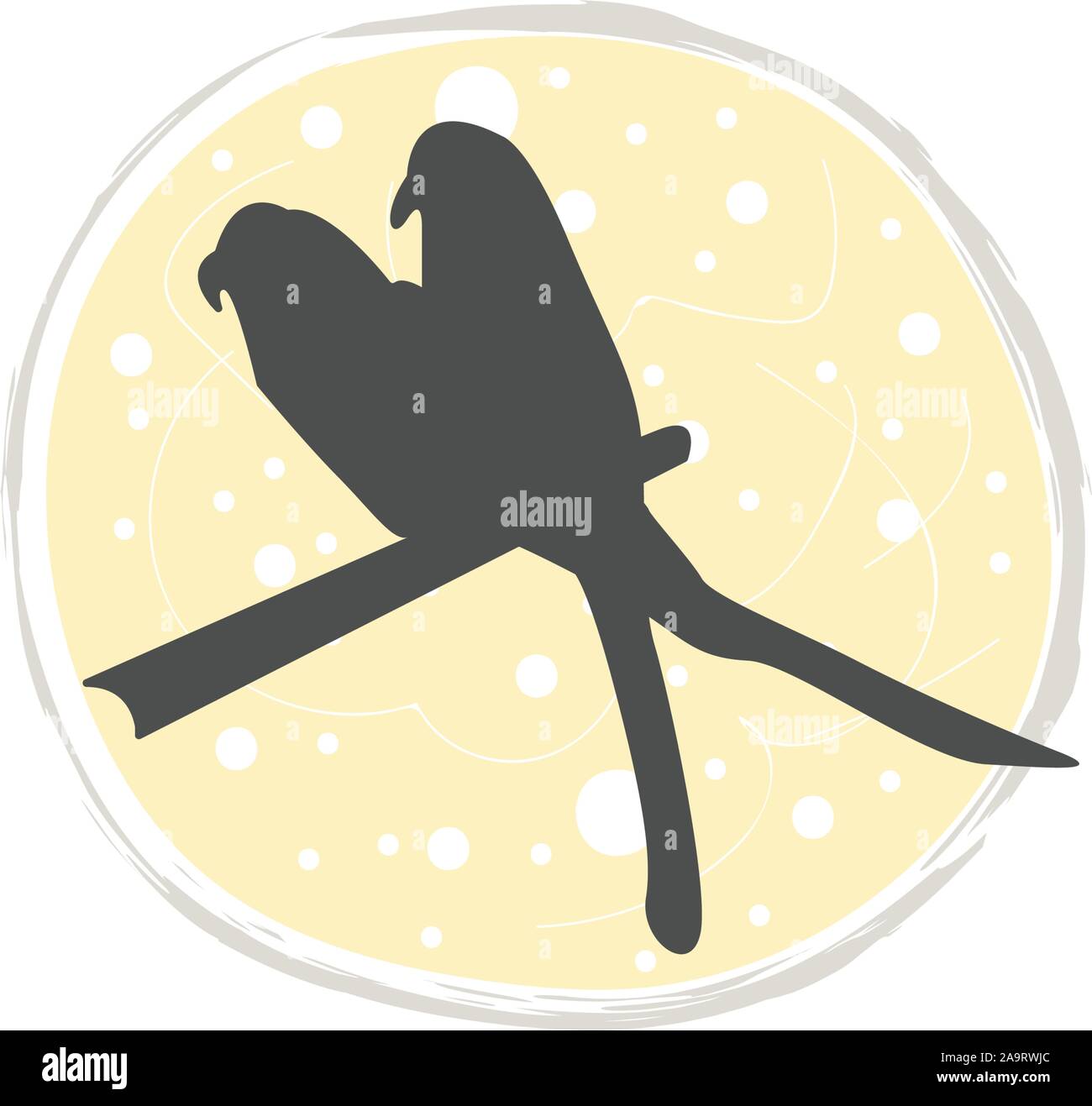 Two sign and bird Stock Vector Images - Alamy