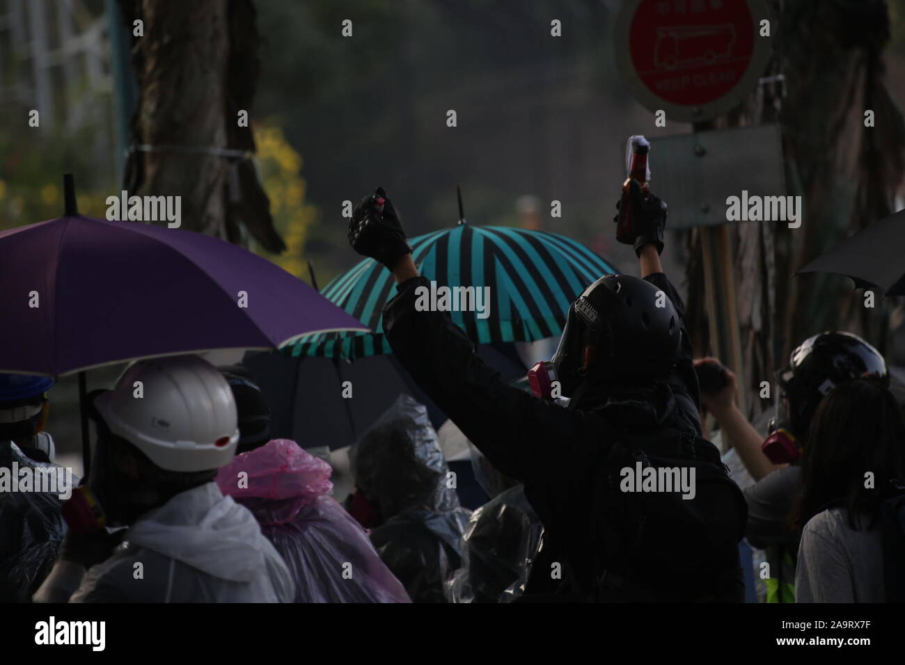Umbrella used as a weapon hi-res stock photography and images - Alamy